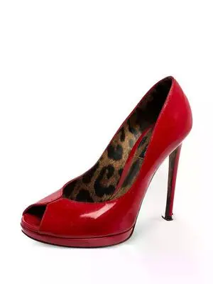 Dolce & Gabbana 110mm Patent Peep-toe Heels