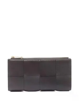 Bottega Veneta 2020s Intrecciato Wallet - Brown