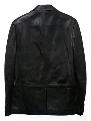 Saint Laurent Double-breasted Leather Jacket