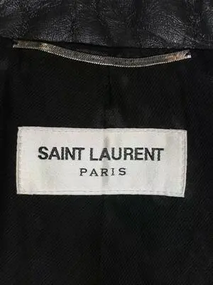 Saint Laurent Double-breasted Leather Jacket