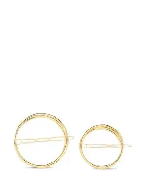 Cult Gaia Circular Hair Clips - Gold