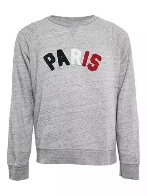 Sandro Paris Lettering Crewneck Sweatshirt
