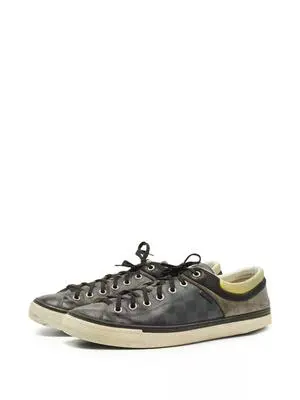 LOUIS VUITTON Damier Graphite Canvas Sneakers