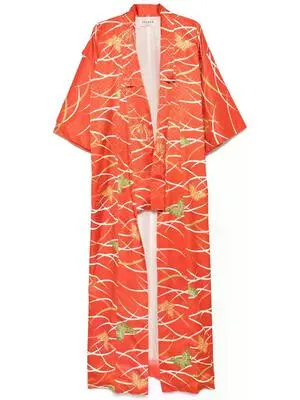 A.N.G.E.L.O. VINTAGE CULT 1970s Graphic-print Coat - Orange