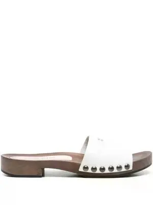 Miu Miu Studded Mules Clogs For Women