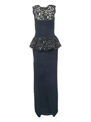 Tadashi Shoji Lace-embellished Dress - Blue