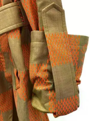 LOUIS VUITTON 2010s Check-pattern Coat
