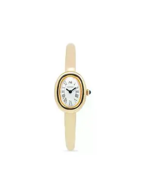 CARTIER 18k Yellow Gold Baignoire 18mm - White