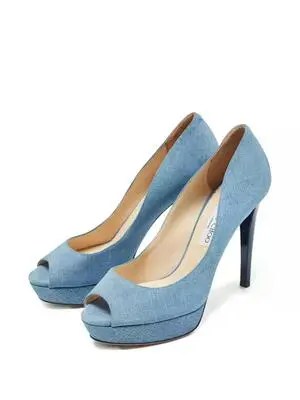 JIMMY CHOO 125mm Platform Heeled Pumps