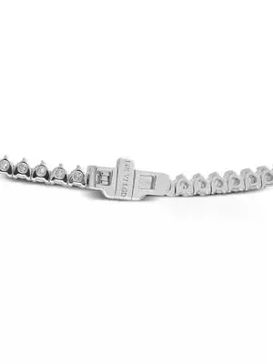 LB EXCLUSIVE 14k White Gold Diamond Tennis Necklace