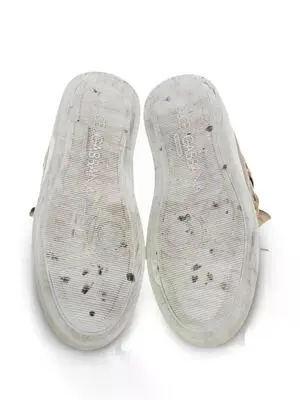 Dolce & Gabbana Metallic-finish Leather Sneakers