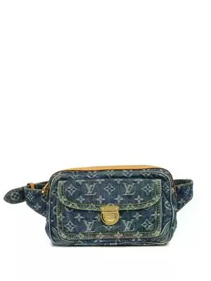 LOUIS VUITTON 2007 Monogram Denim Belt Bag