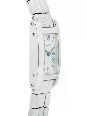 CARTIER Tank Allongée 27mm 18k White Gold Watch