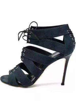 GIANVITO ROSSI 110mm Lace-up Strappy Sandals