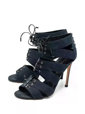 GIANVITO ROSSI 110mm Lace-up Strappy Sandals