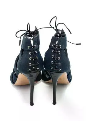 GIANVITO ROSSI 110mm Lace-up Strappy Sandals
