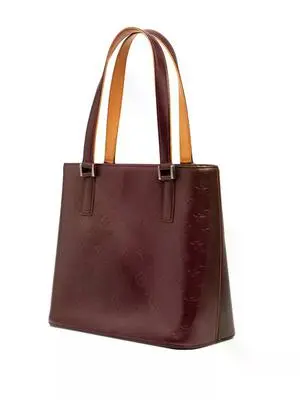 LOUIS VUITTON 2002 Monogram Mat Stockton Tote Bag - Red