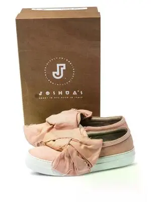 Joshua Sanders Bow Canvas Sneakers