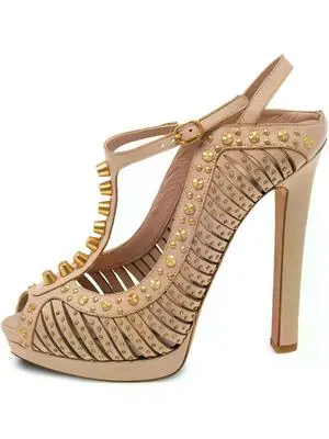 Alexander McQueen 134mm Stud-embellished Platform Sandals
