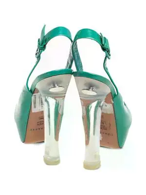 Casadei Platform Slingback Sandals