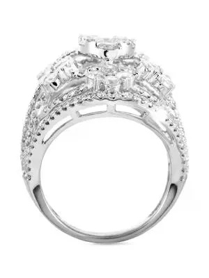 LB EXCLUSIVE 18k White Gold And Diamond Cocktail Ring
