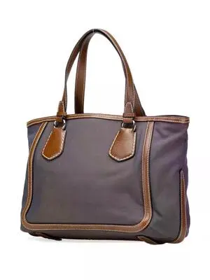 Celine 2007 Canvas Carriage Tote Bag - Brown
