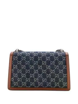 Gucci Dionysus Gg Denim Small Shoulder Bag - Blue