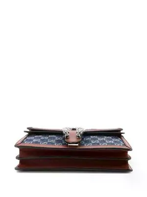 Gucci Dionysus Gg Denim Small Shoulder Bag - Blue