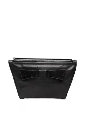 Versace 1980s Leather Clutch Bag