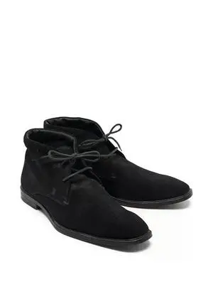 TOD'S Suede Lace-up Desert Boots