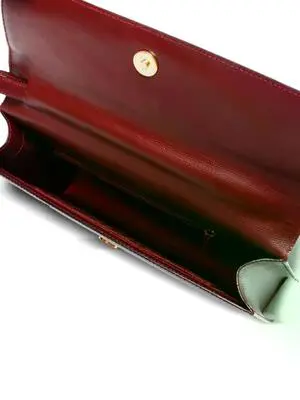 CARTIER 1990-2000s Leather Flap Clutch Bag