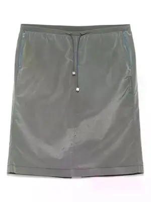 Versace 2000s Drawstring Mini Skirt