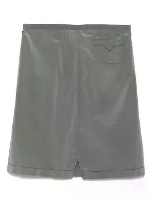 Versace 2000s Drawstring Mini Skirt