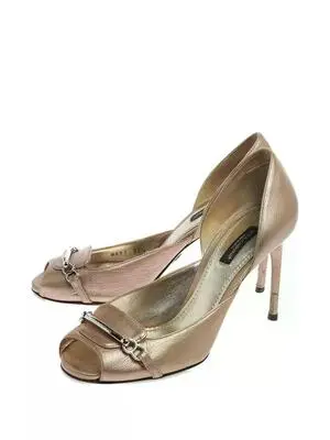 Dolce & Gabbana 95mm Peep-toe Heeled Pumps