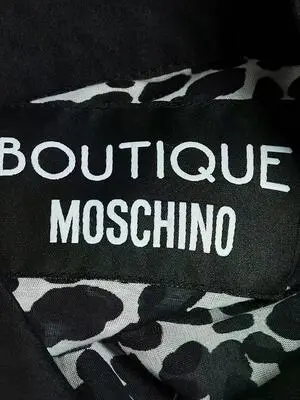 Moschino Leopard-print Silk Dress