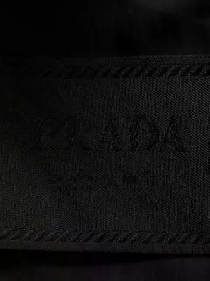 Prada 2010s Logo-plaque Bomber Jacket
