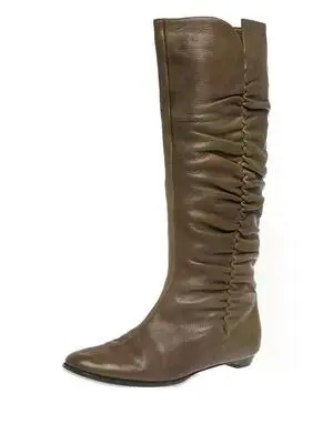 JIMMY CHOO Ruched Knee-high Boots
