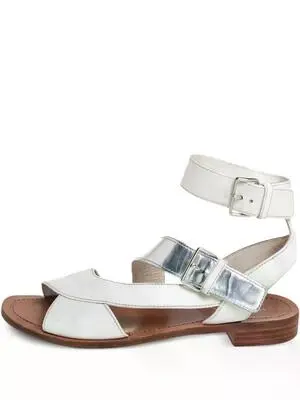 Prada Leather Buckle Sandals