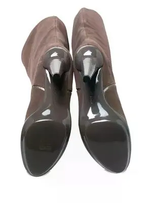 Bottega Veneta 110mm Suede Platform Heel Boots
