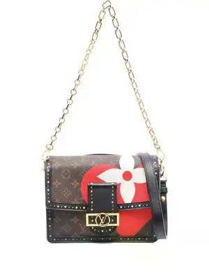 LOUIS VUITTON Dauphine Mm Shoulder Bag - Brown