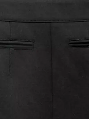 Alexander McQueen Pleat-detail Trousers - Black