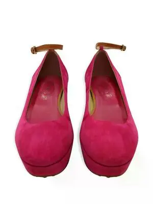 TOD'S Ankle-strap Wedge-heel Pumps