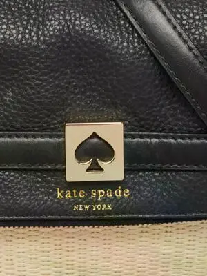Kate Spade New York Leather Woven Tote Bag