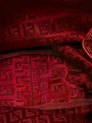 Fendi 2000-2010 Zucchino Canvas Tote Bag - Red
