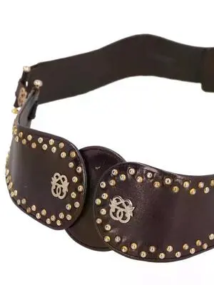 PIROVANO VINTAGE Stud-embellished Belt