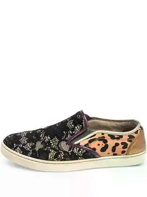 Dolce & Gabbana Mix-print Slip-on Sneakers