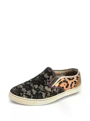 Dolce & Gabbana Mix-print Slip-on Sneakers