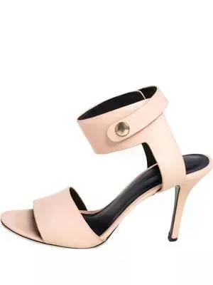 ALEXANDER WANG 100mm Leather Ankle-cuff Sandals