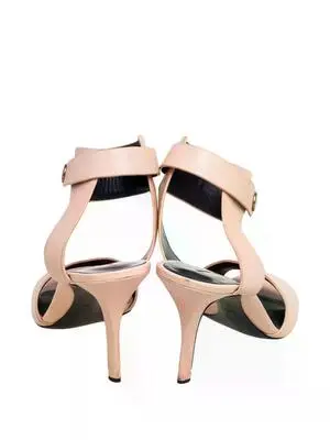 ALEXANDER WANG 100mm Leather Ankle-cuff Sandals