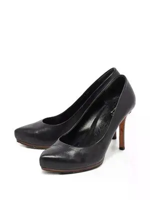 Gucci 2024 100mm Leather Pumps